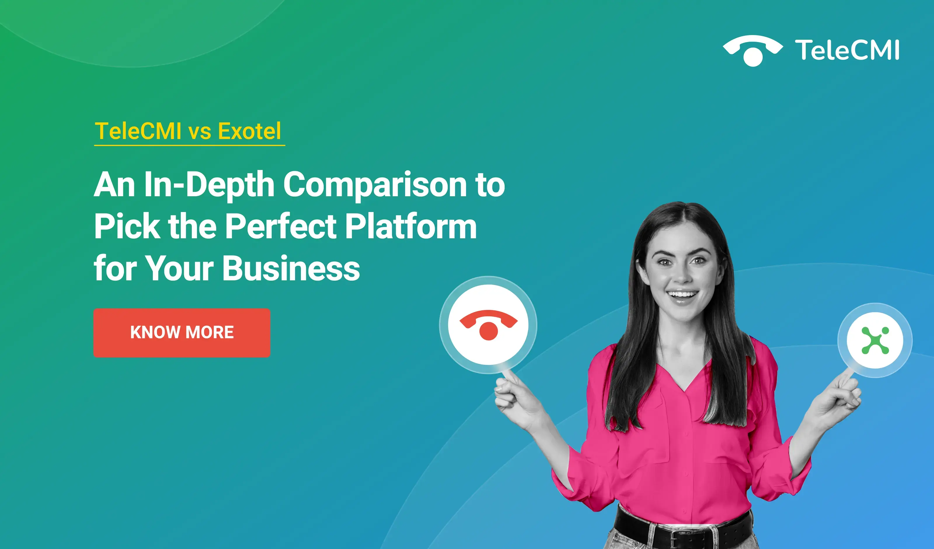 A comparison guide on Exotel Vs TeleCMI
